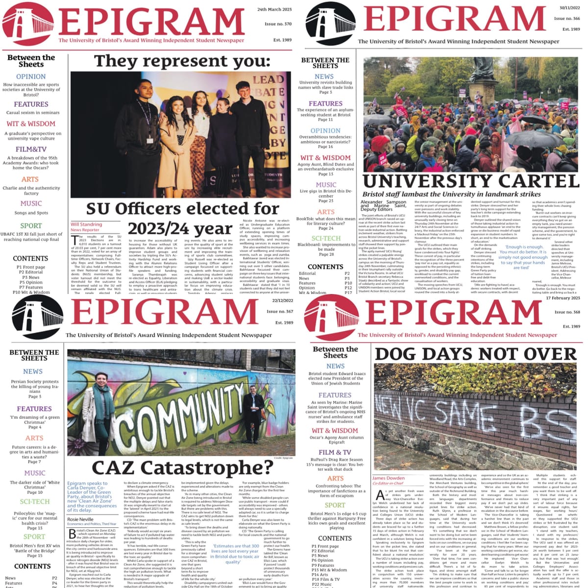 Applications for Epigram's editorial team 2023/24 are now open!