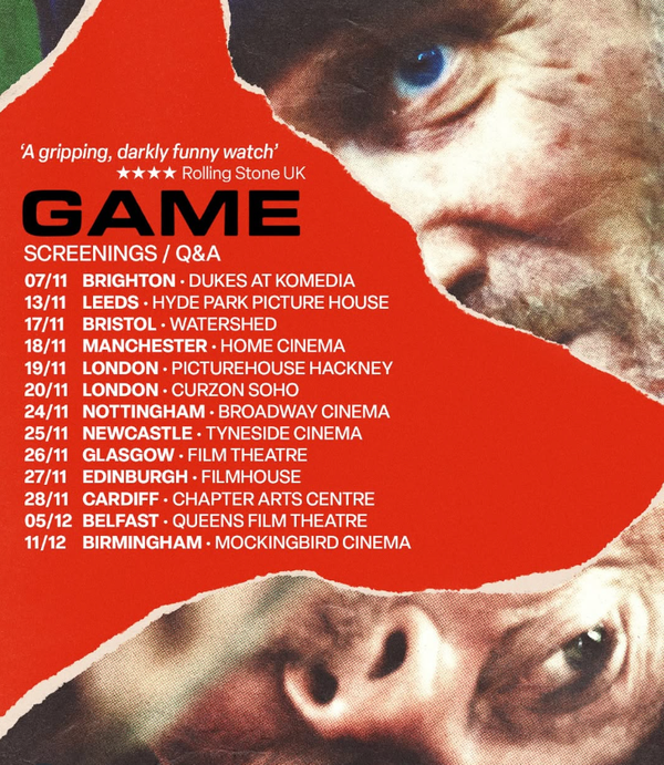 Watershed screens Geoff Barrow's debut feature GAME
